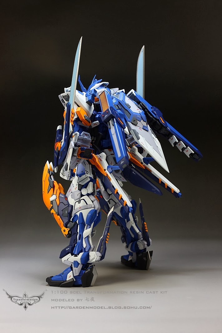 Custom Build: MG 1/100 Gundam Astray Blue Frame Third - (Resin Conversion)