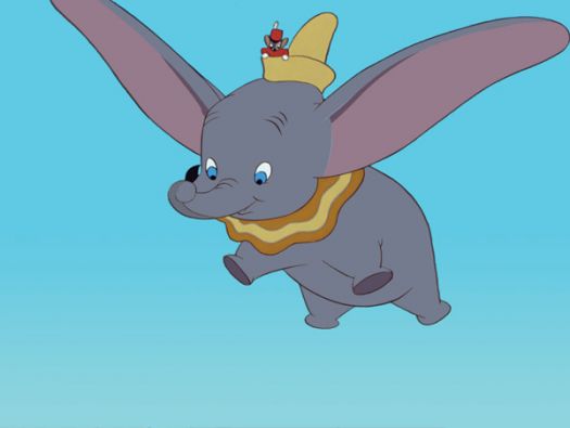 Dumbo Flying Wallpaper