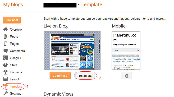 Tampilan Edit HTML Template Blogger.Com Terbaru - 1xdeui