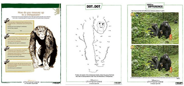 FREE Printable Chimpanzee Family Activity Book - Jinxy Kids