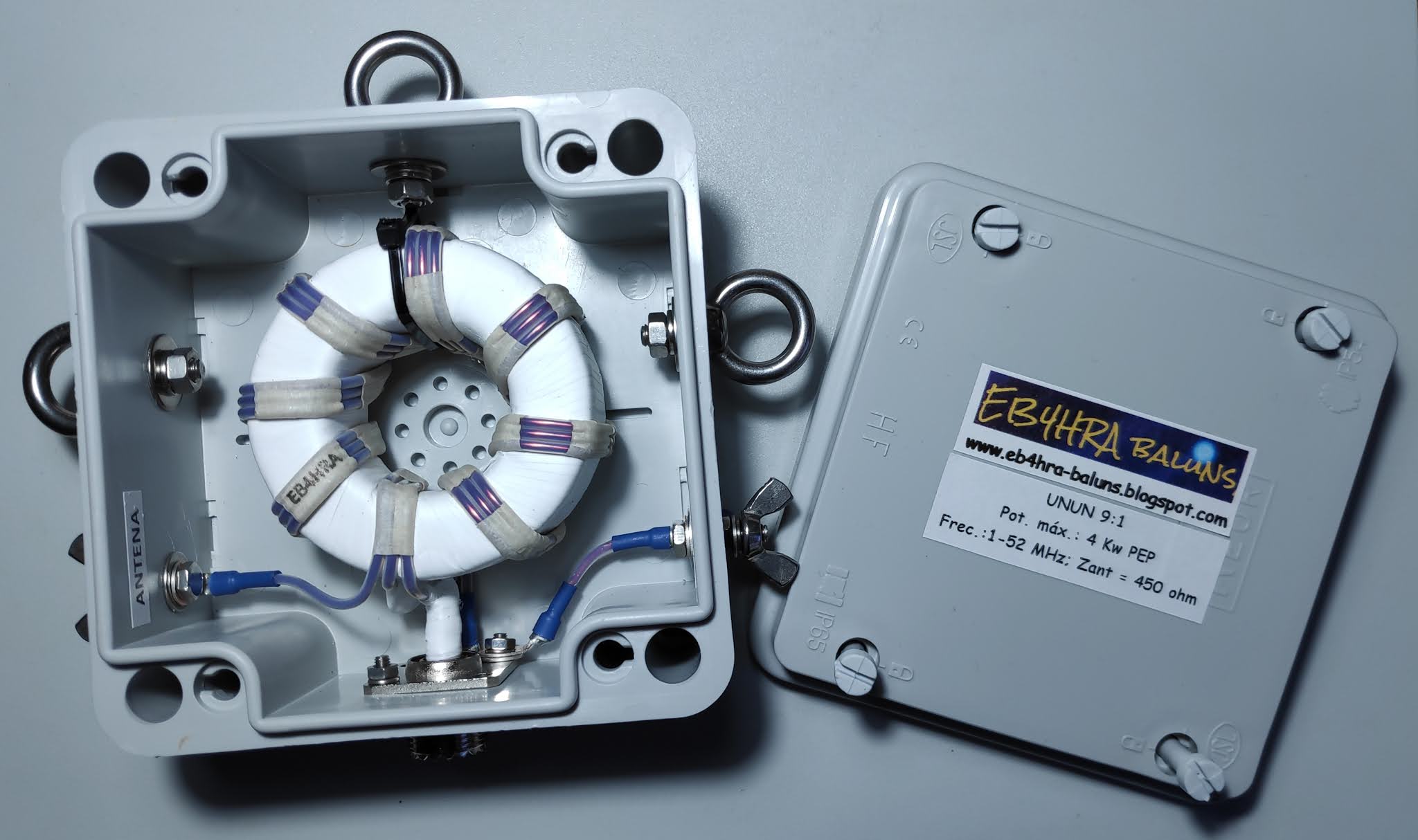 EB4HRA BALUNS: UNUN 9:1