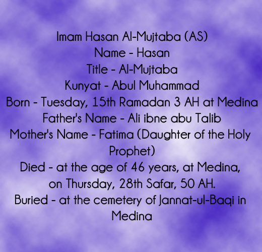 The Short Introduction Of 14 Masoomeen As - Farameen Library