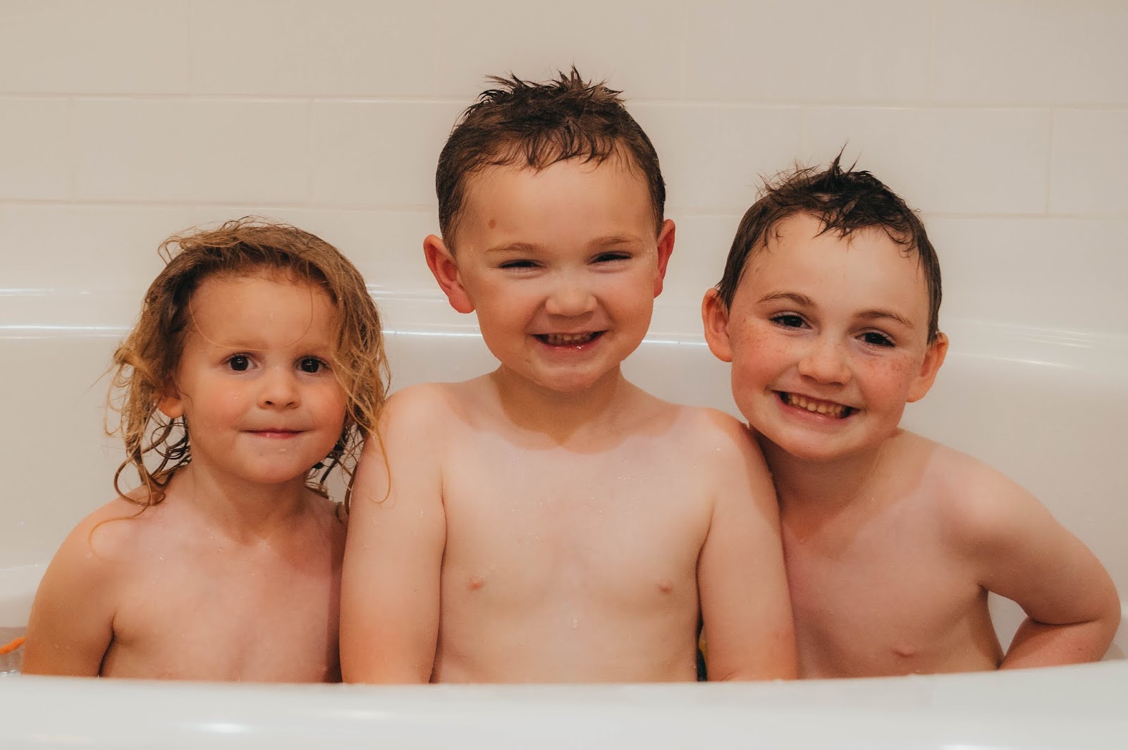 Life As We Know It: Three Kids in a Tub