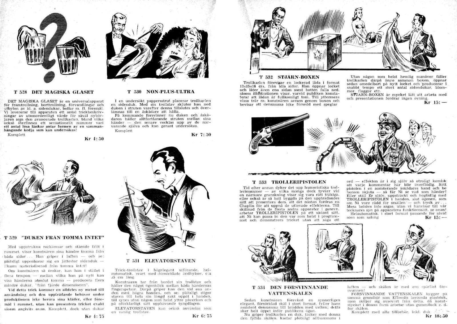 and everything else too: Trolleri (Magic) Katalog '47 PART ONE