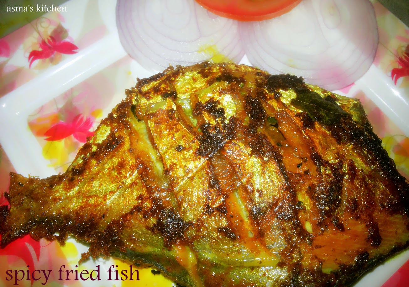 asma's kitchen: spicy fried fish