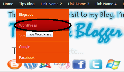 Cara Membuat Menu Blog Diatas Header | Ari Sudibyo Tutorial