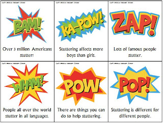 Liz's Speech Therapy Ideas: Stuttering is Super!