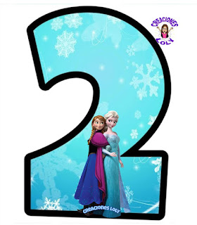 Creaciones Loly: Números Frozen