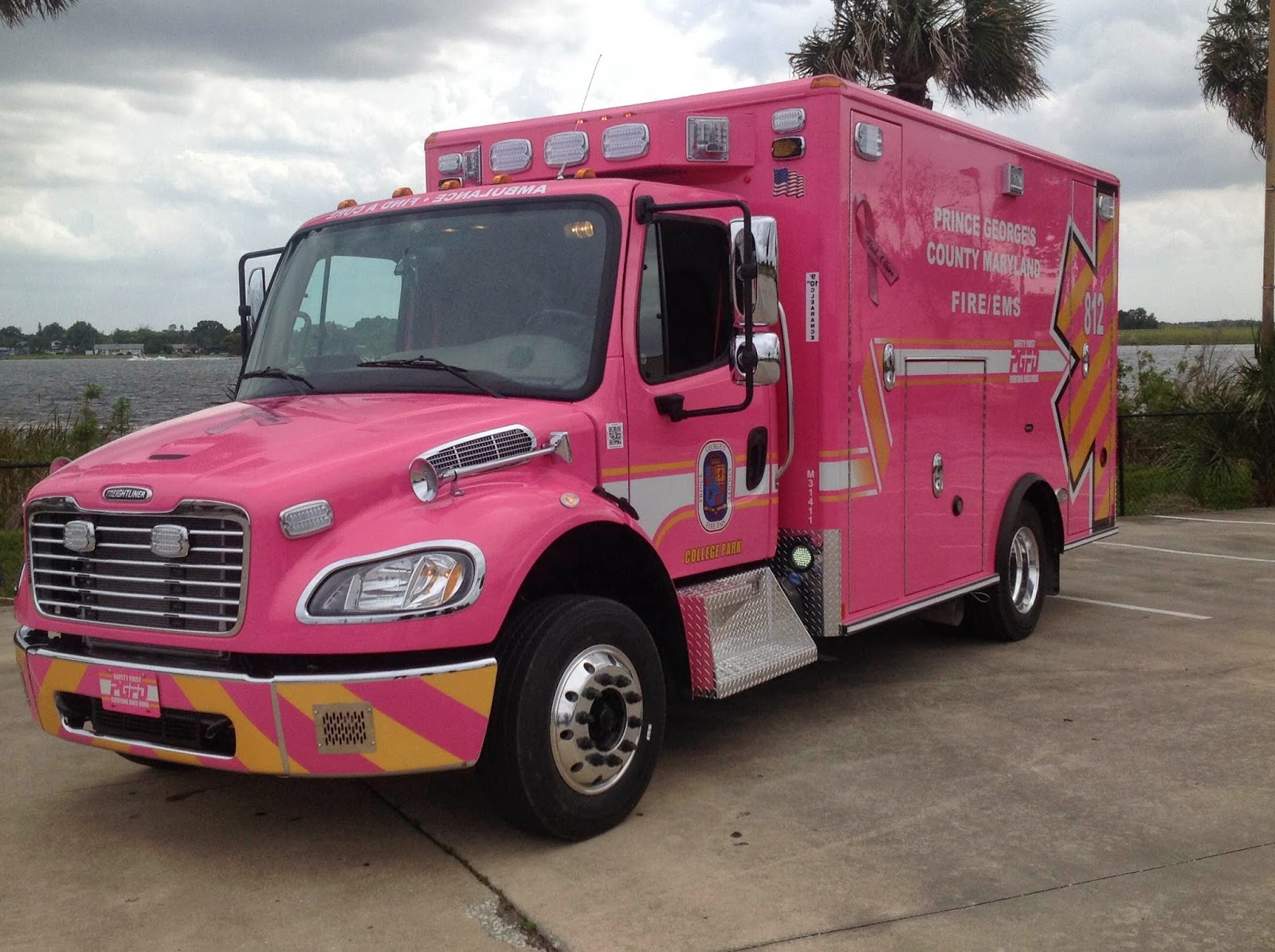 PGFD Expands PINK Breast Cancer Awareness Program Pink Paramedic Unit