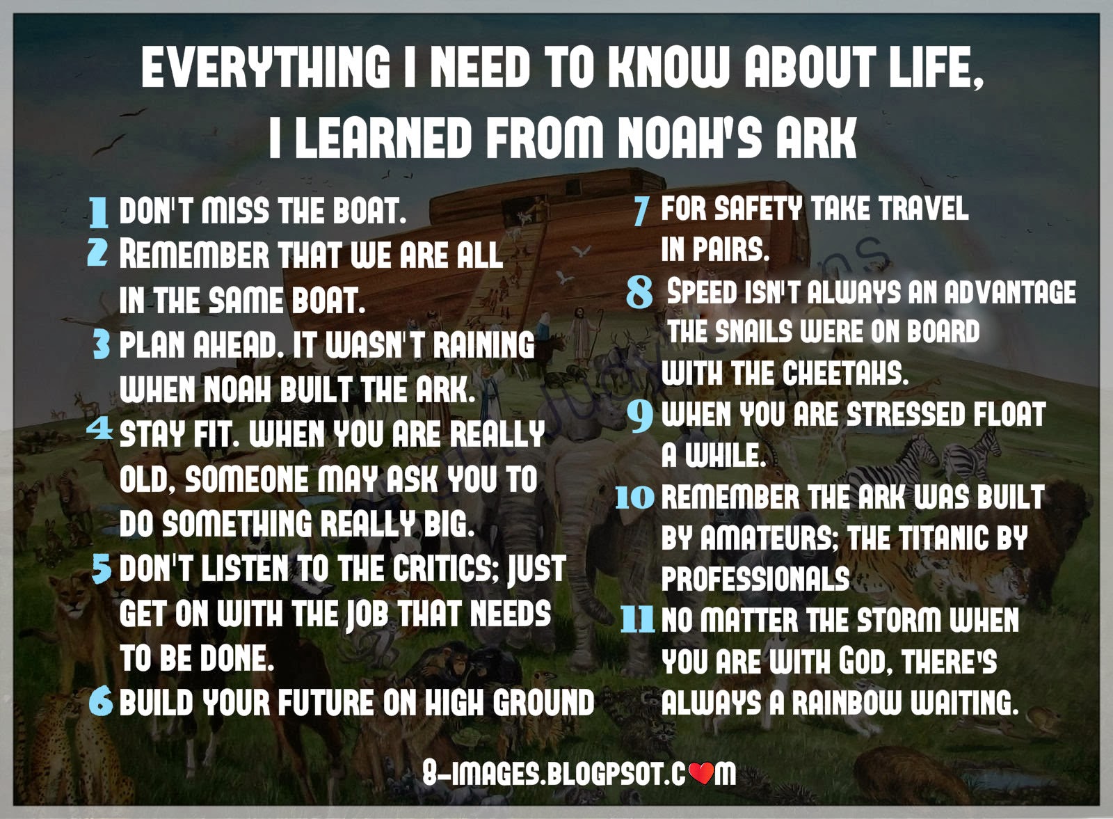 Learn From Noah's Ark - Quotes