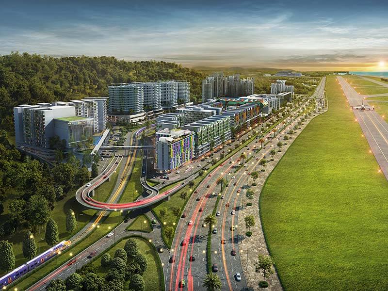 Provision for Light Rail Transit (LRT) in Aeropod project in Sabah!