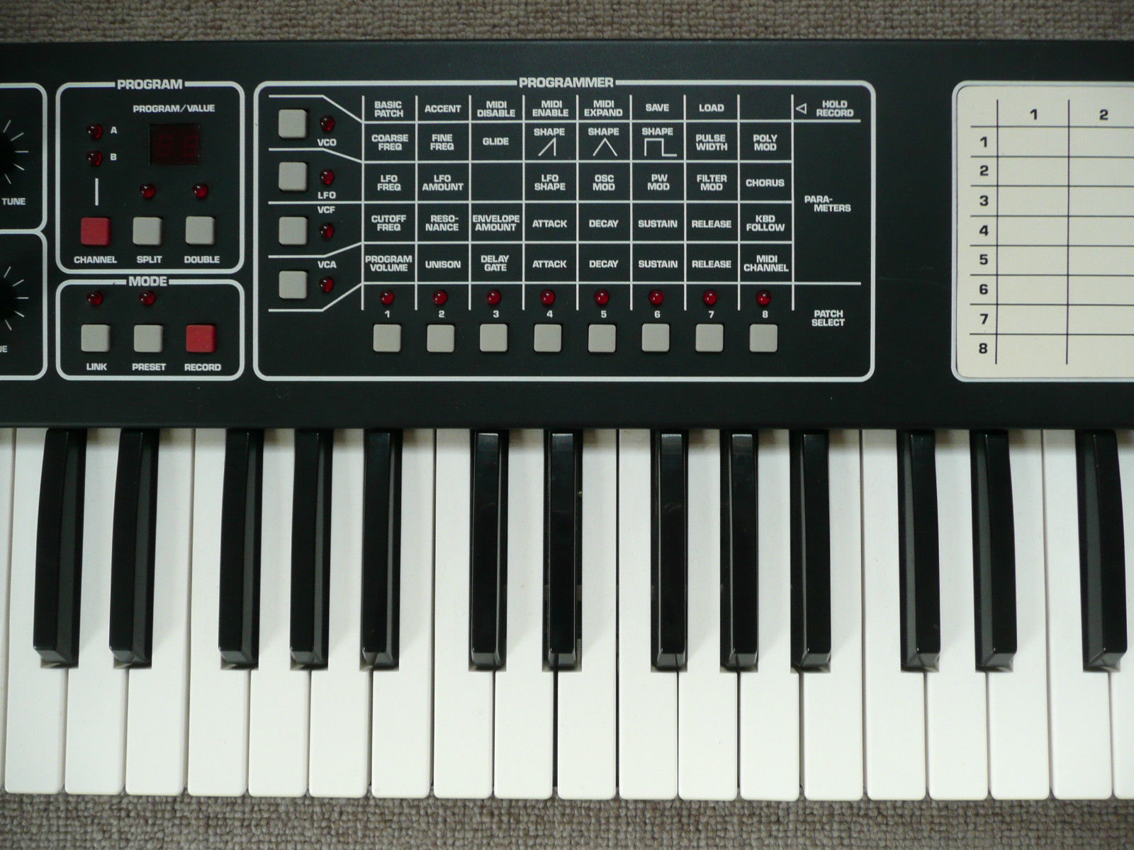 MATRIXSYNTH: SEQUENTIAL CIRCUITS PRO 8 POLY SYNTH SN 02033