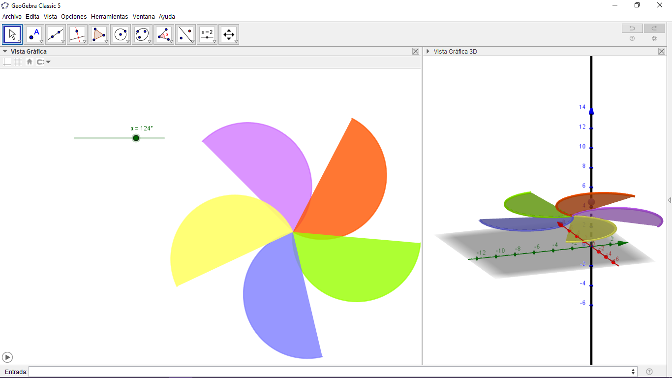 Actividad con geogebra avanzado