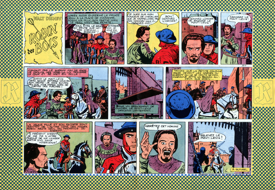 Walt Disney's Story Of Robin Hood: Disney's Robin Hood Comic Strip. 10