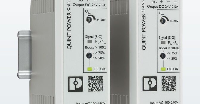 New 12VDC QUINT AC/DC power supplies