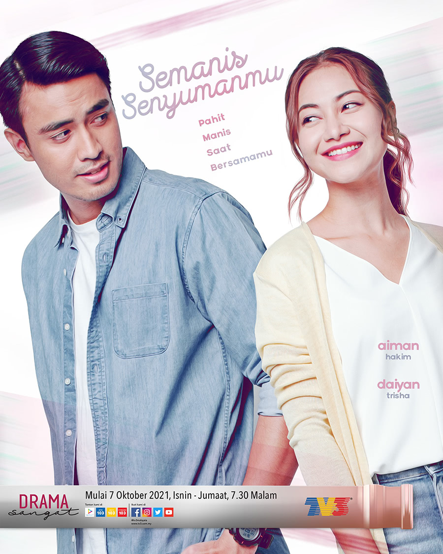 Drama Semanis Senyumanmu Episod 1 Hingga 16 Lakonan Daiyan Trisha dan ...