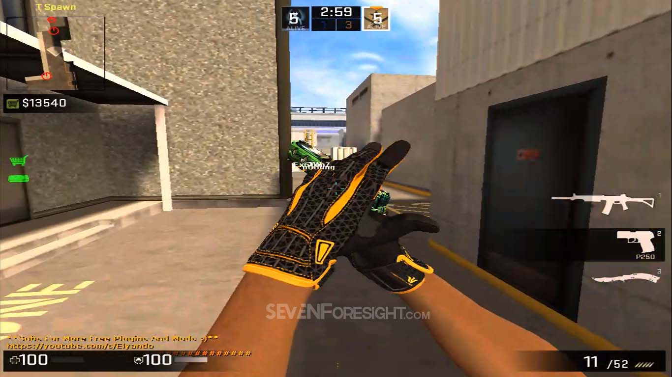 CS 1.6 Mod CS GO New Update! New Hud, New Weapon Skin, New Glove ...