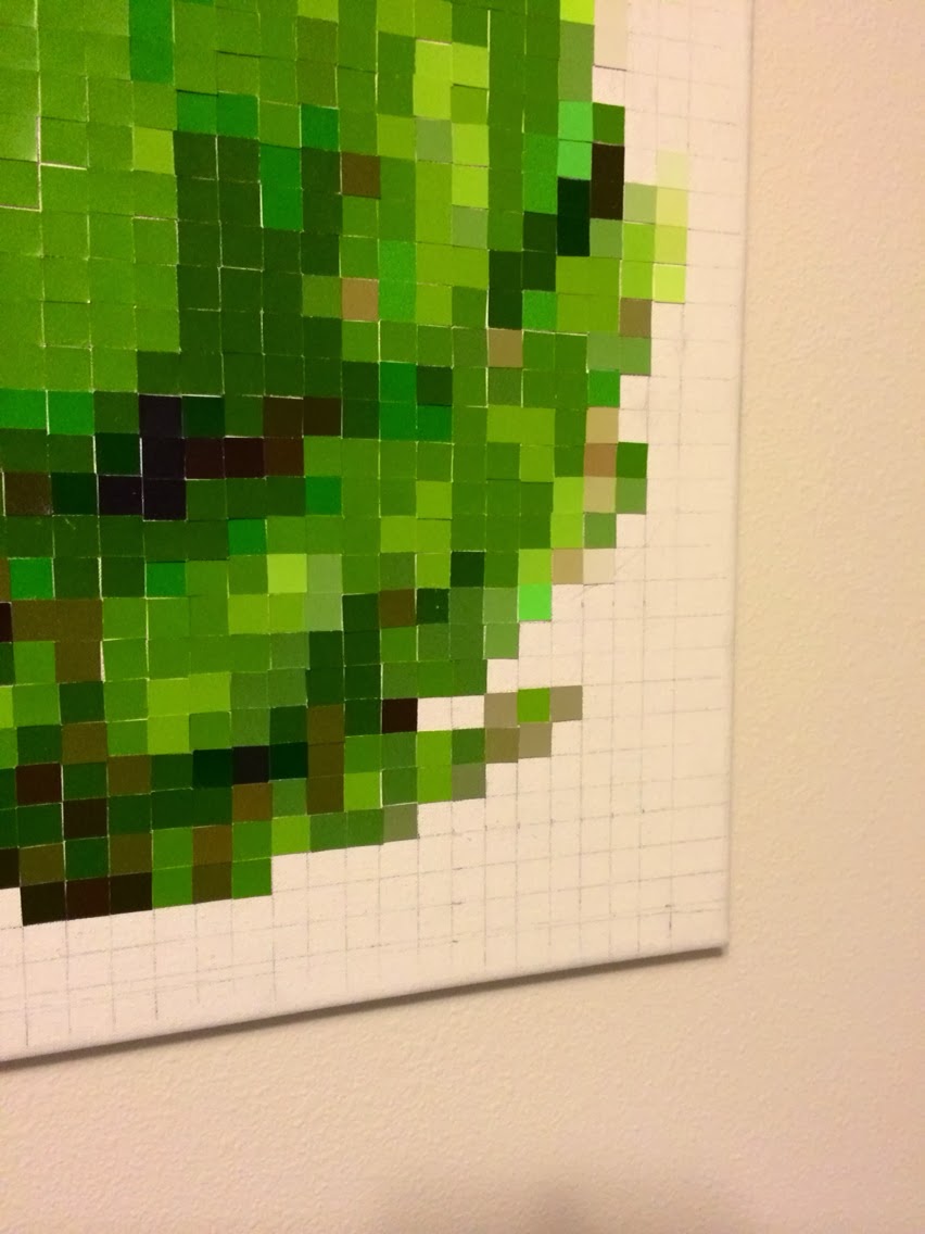 Simple Silver Linings: Paint Chip Art