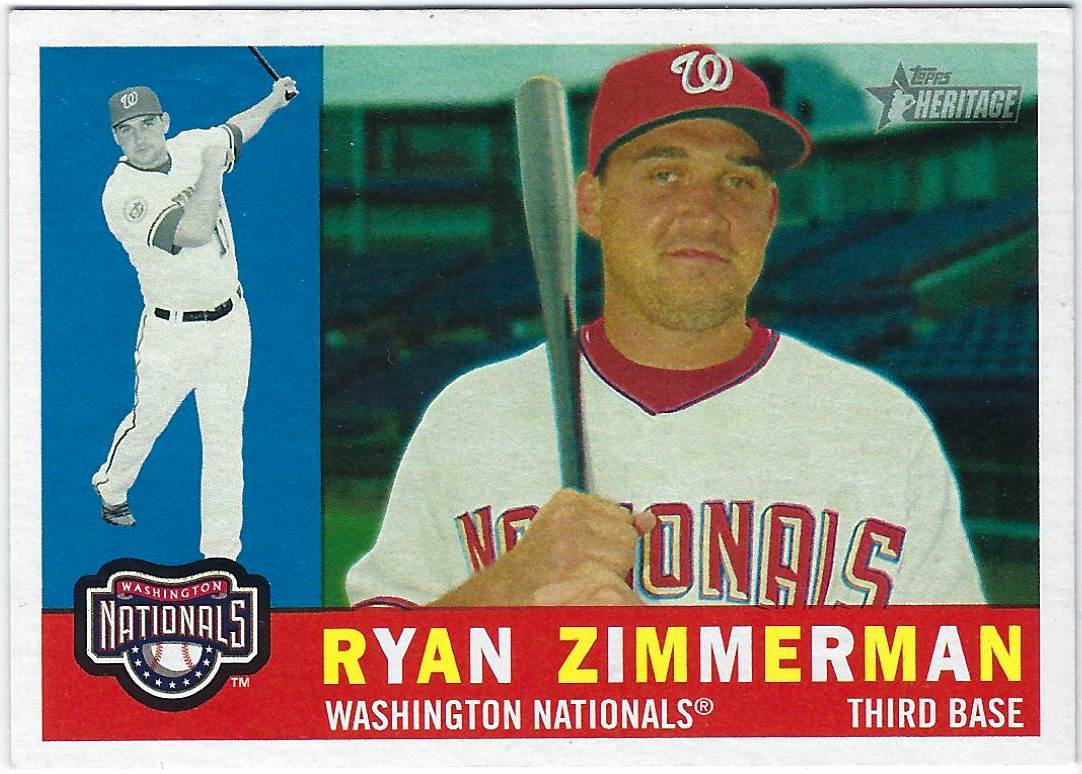 Cardboard Greats: Top 5 Cards; Ryan Zimmerman