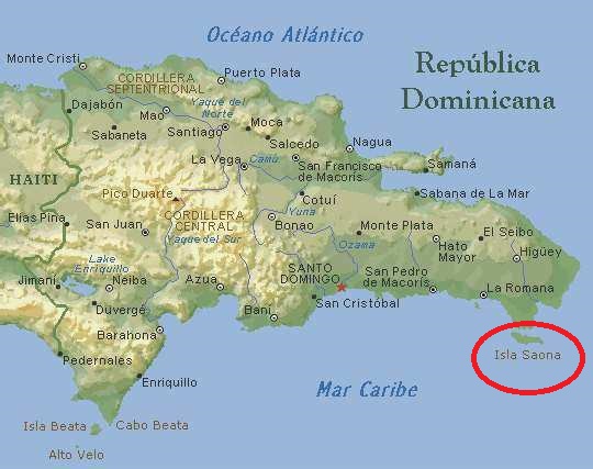 La Republica Dominicana El Mapa De La Torre