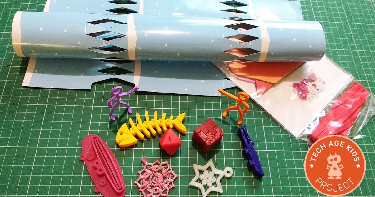 Christmas Cracker Gifts to 3D Print | Tech Age Kids | Technology for ...
