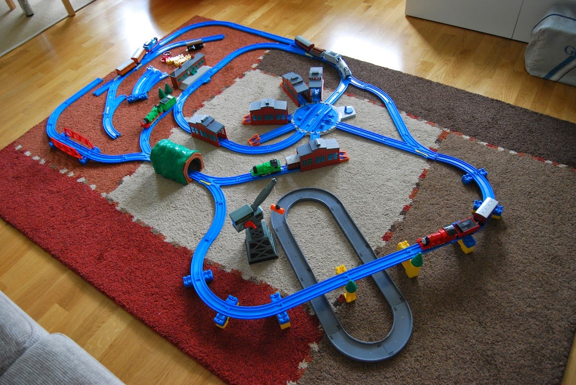 The Spare Blog: Thomas the Tank Engine track, trains and play sets