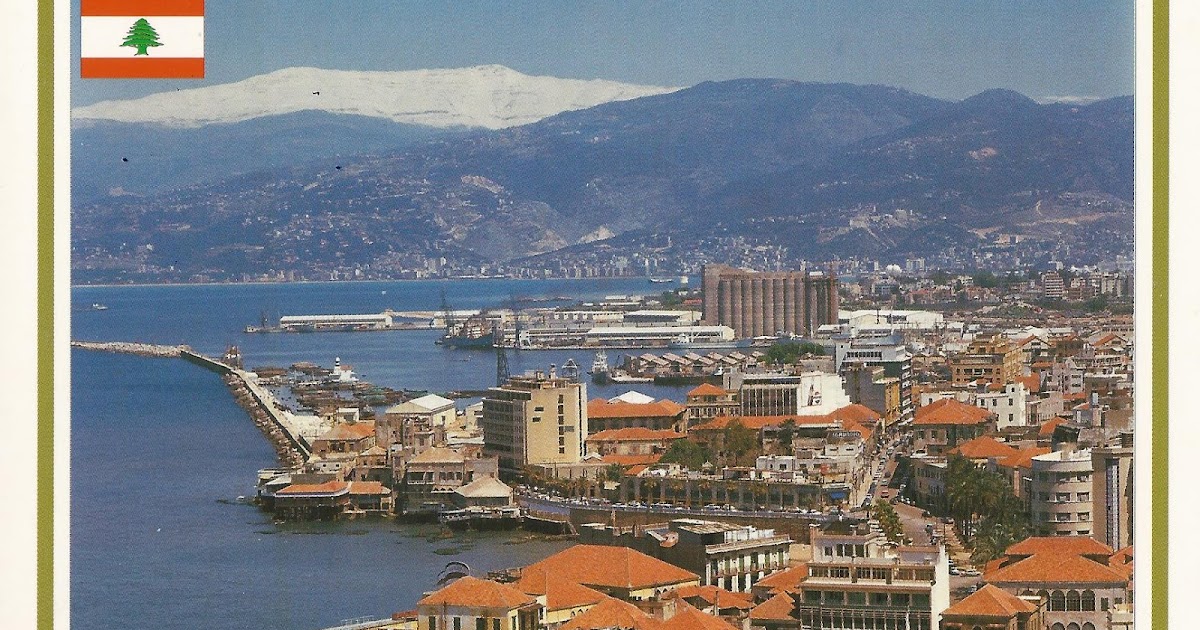 A Journey of Postcards: Beirut Harbour in better days | Lebanon