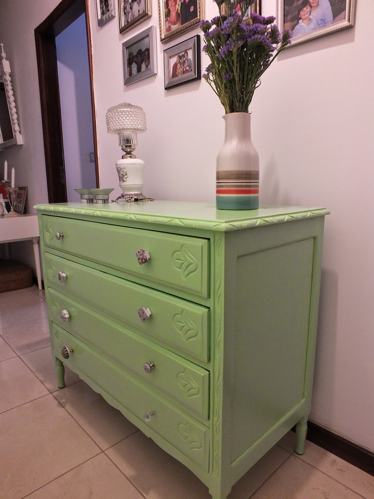 Atelier da Bi : Decoração: Cómoda Verde Água