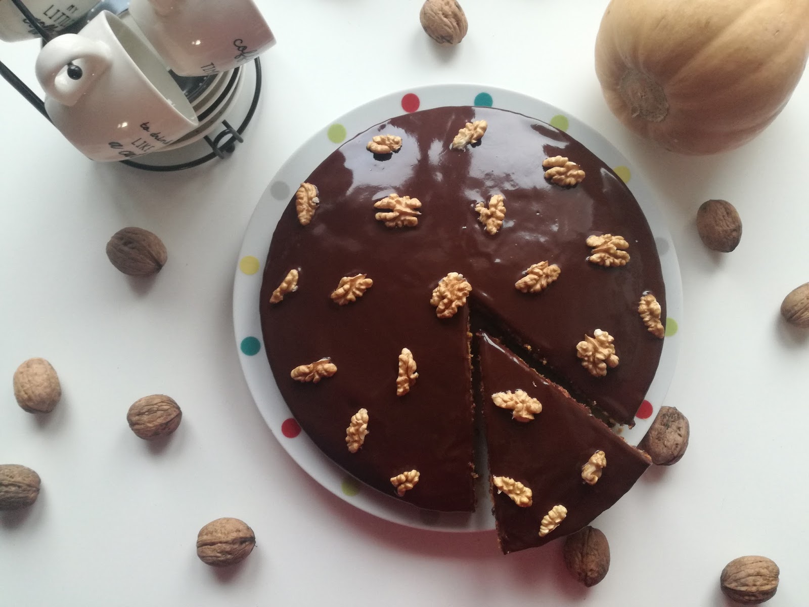 Gâteau choco-butternut aux noix - Truc & Tricks