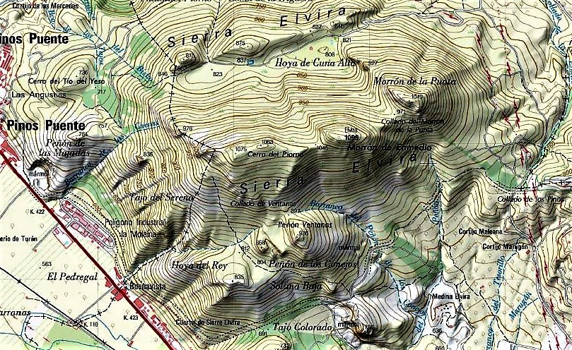 notas cordobesas: EN BUSCA DEL VOLCÁN DE SIERRA ELVIRA QUE NO ES