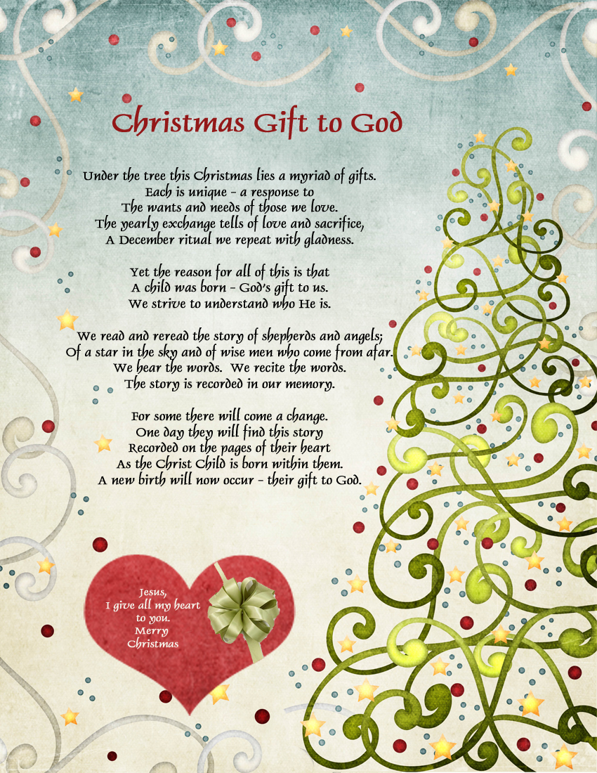 Christmas Gift Poems