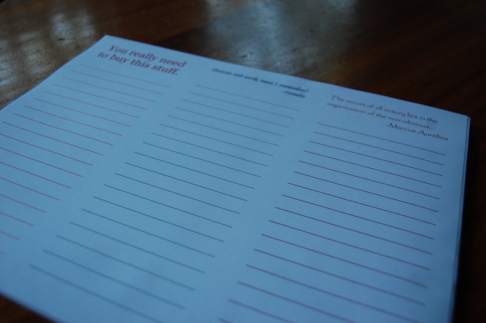 What's Going On With Me: Crafty Tutorial: DIY notepads