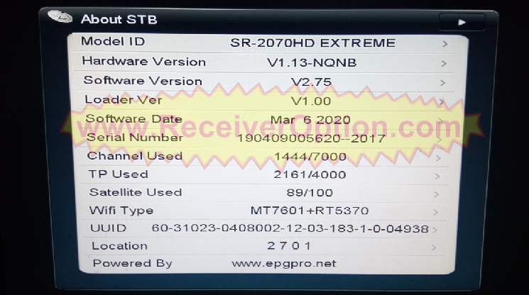 STARSAT MINI EXTREME SERIES HD RECEIVER NEW SOFTWARE V2.75 - How To ...