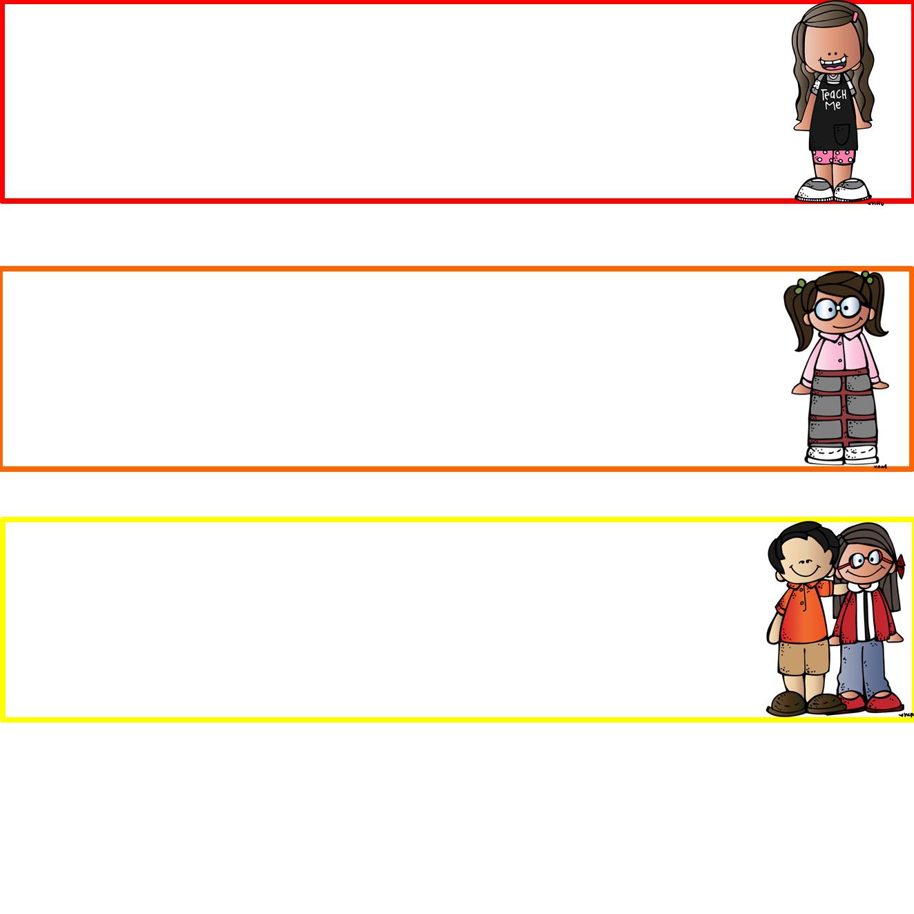 artrageous FUN: Editable Name Tags (QLD Font) and Featuring Melonheadz ...