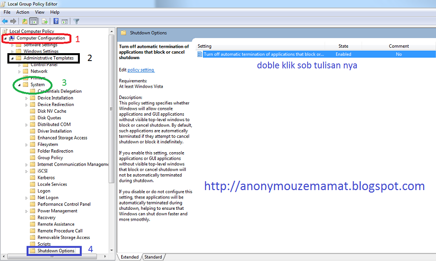 Menghilangkan force shutdown pada pc/laptop: Cara Menghilangkan ...