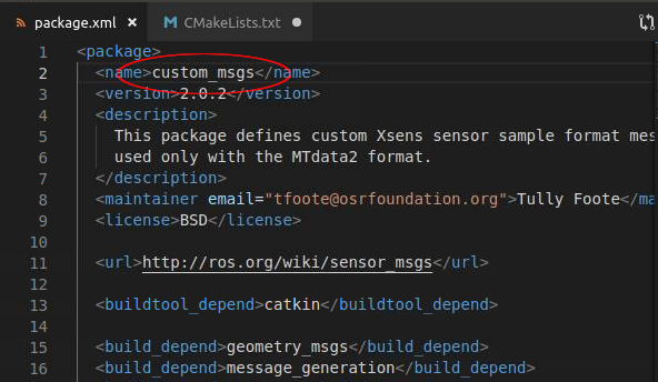 Dominoc925 Ros Fix Unable To Get Message Class For Type Custommsgsgnsssample