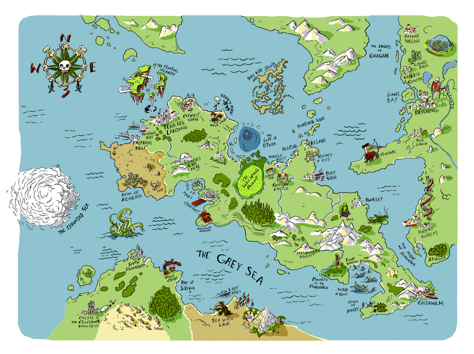 Tenkar's Tavern: Color Map Available for The Gazetteer to Eilean Dubh ...