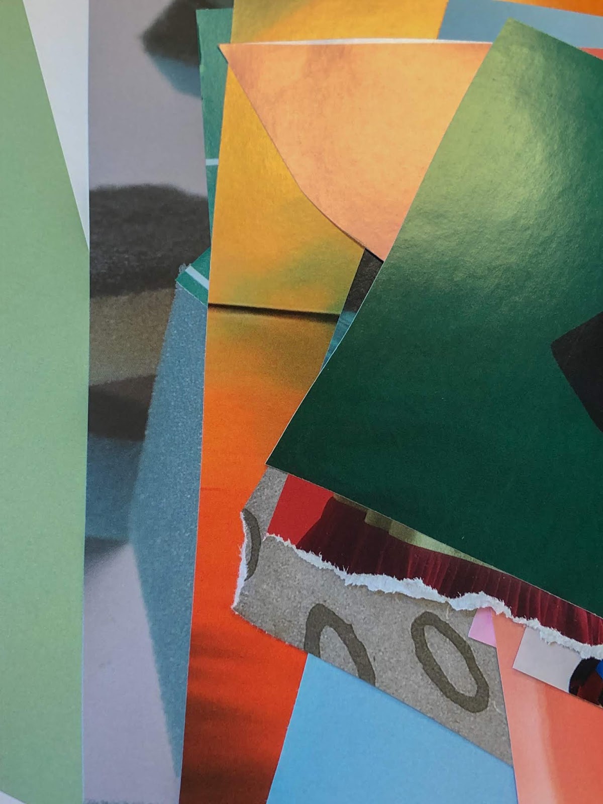 Helen Shaddock: Collage cut outs