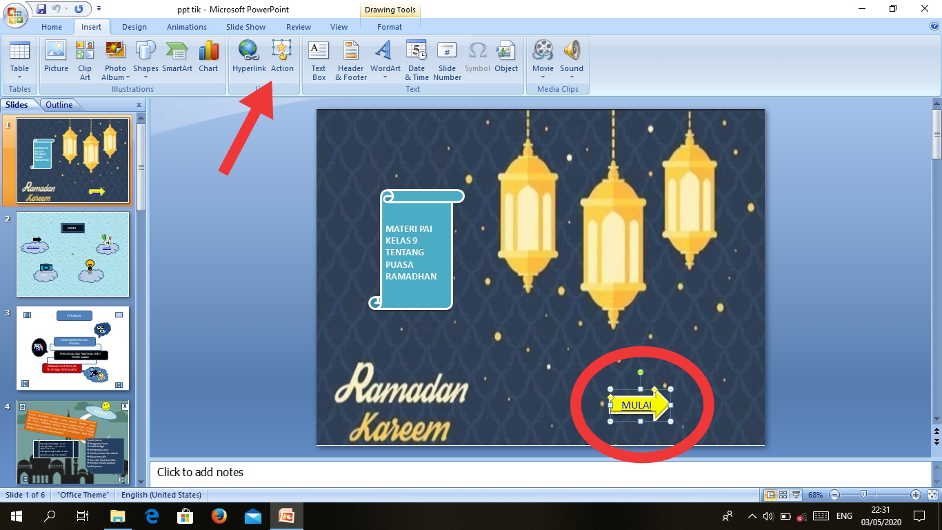 Cara Menggunakan PPT dengan Hyperlink