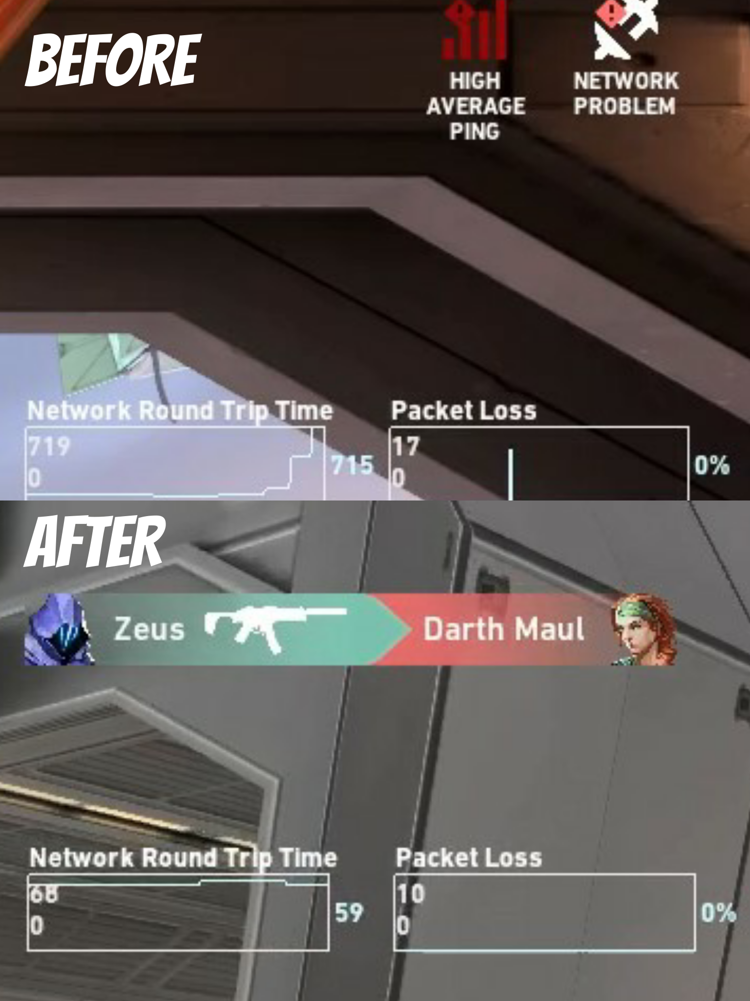 How to lower high ping, Packet loss and boost your FPS in Valorant