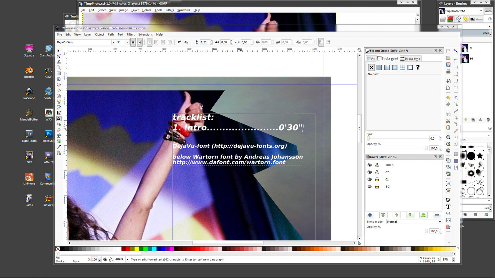 CD/DVD-Cover tutorial ~ bl(ツ)t project