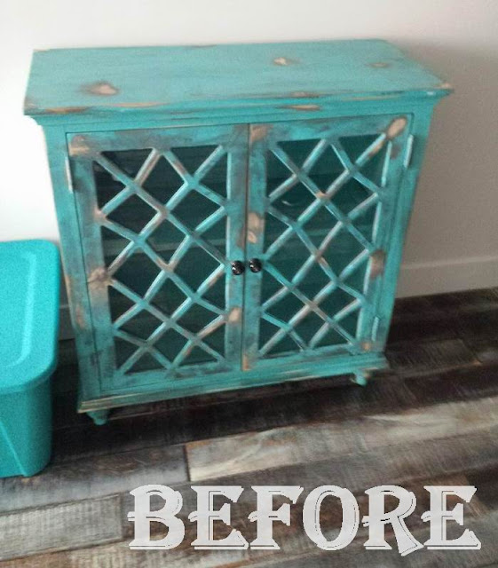 4 the love of wood: TERRIBLE TURQUOISE TRANSFORMED - fixing a bad paint job