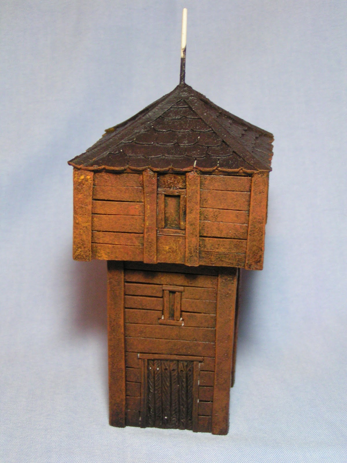 Dampf's modelling page: The Wooden Watchtower from Blood Bath at Orcs Drift