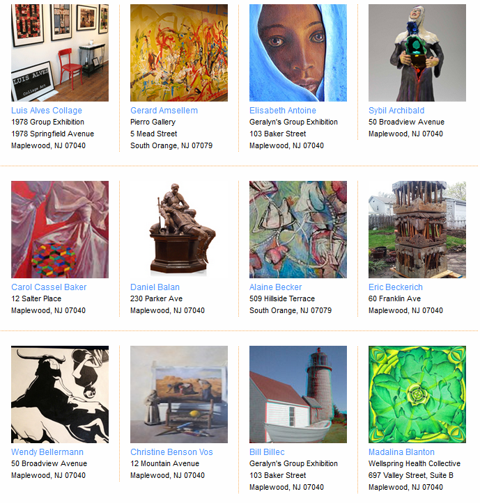 Annual Artists Studio Tour in Maplewood and South Orange 2013 - Mark ...