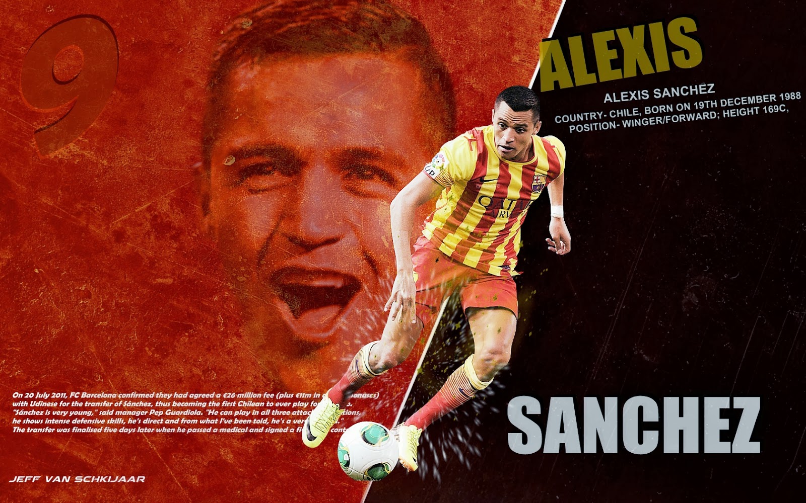 Alexis Sanchez HD Wallpaper ~ Fc Barcelona Photo