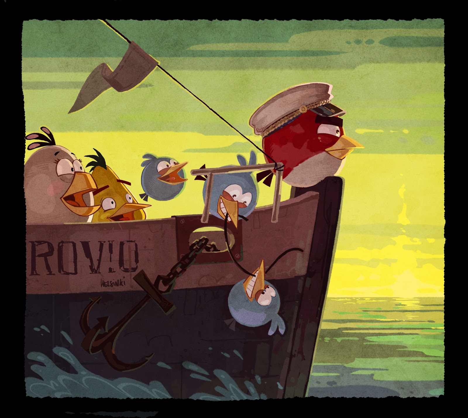 J-M Boesch portfolio: A bunch of Angry birds related artworks