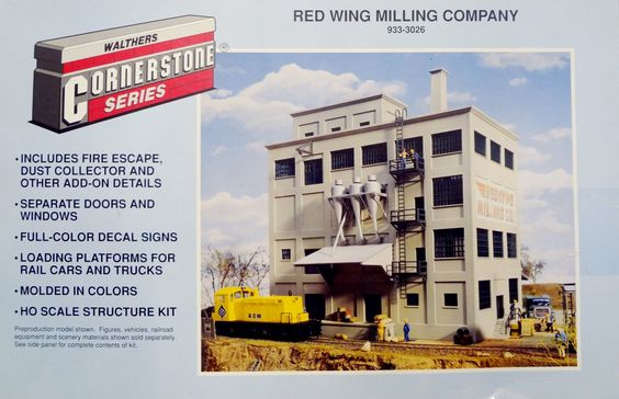 Trackside Treasure: Walthers' Red Wing Milling Co. in HO Scale
