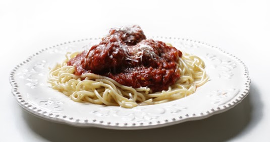 MeMe's Spaghetti Sauce with Meatballs & Italian Sausage | The Two Bite Club