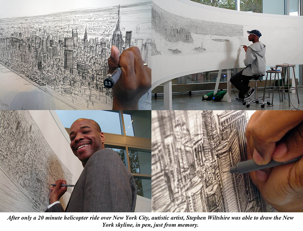 New York Skyline Drawing Autistic