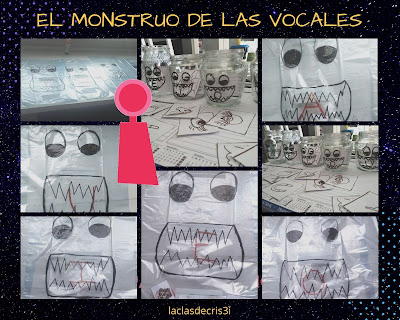 La clase de Cris : El monstruo come vocales!